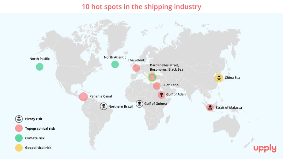 Containerised maritime transport: 10 of the world's main hotspots